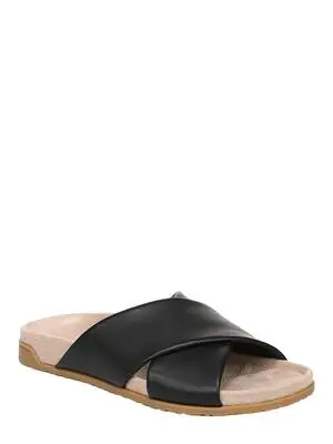 Vionic Etna Crossover Slide Sandal Black
