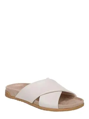 Vionic Etna Crossover Slide Sandal - Sea Salt