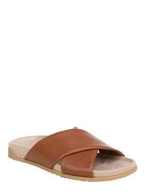 Vionic Etna Crossover Slide Sandal Tan