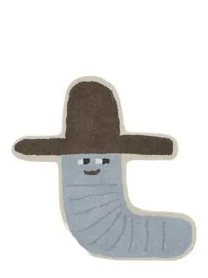 OYOY Calle Cowboy Rug - Pale Blue
