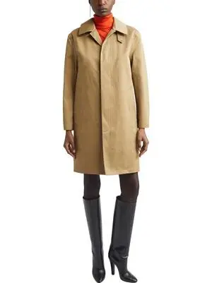 Saint Laurent Cotton Gabardine Trench Coat - Beige