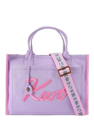 Kurt Geiger Canvas Tote Bag - Light/pastel Purple