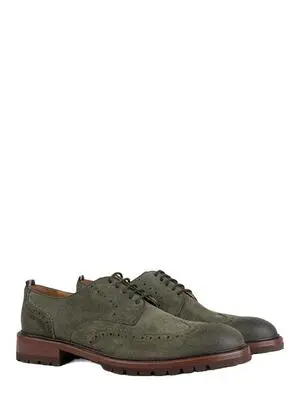 MILWAUKEE BOOT COMPANY Astor Wingtip Derby - Olive