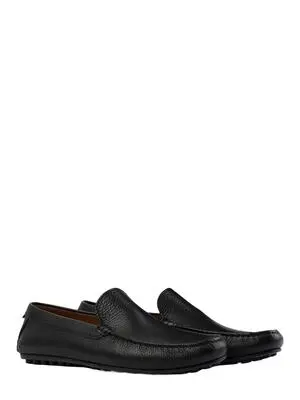 MILWAUKEE BOOT COMPANY Hoan Driving Loafer - Black