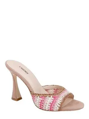 L'Agence Moyes Slide Sandal - Pink Multi