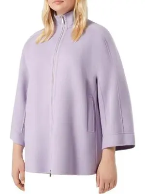 Marina Rinaldi Wool Blend Jacket - Lilac