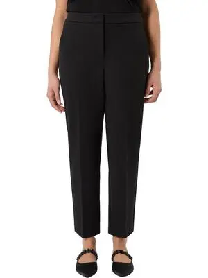 Marina Rinaldi Double Face Jersey Pants - Black