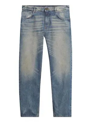 Balmain Slim Straight-leg Jeans - Blue