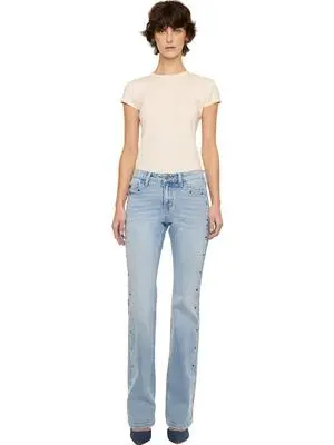 KANCAN Linda Mid-rise Bootcut Jeans - Medium Light