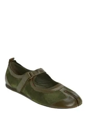 Jeffrey Campbell Thalion Mary Jane Sneakers - Olive Combo