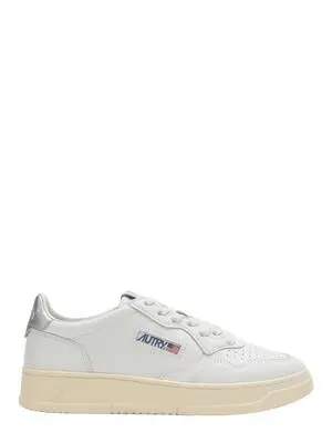 AUTRY Medalist Silver Sneaker