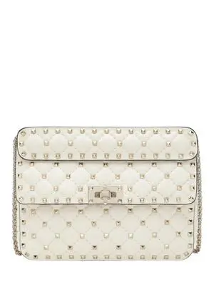 Valentino Garavani Rockstud Spike Medium Bag - White