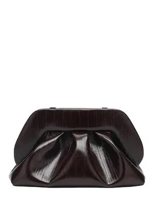 THEMOIRE Tia Clutch - Brown