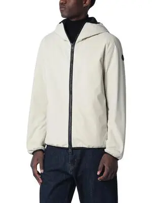 Moncler Batisse Short Hooded Down Jacket - Beige