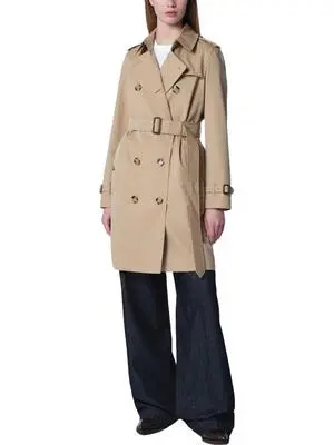 Burberry Kensington Cotton Trench Coat - Beige