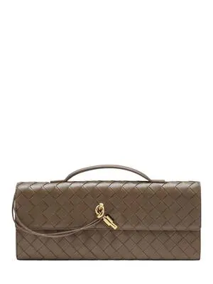 Bottega Veneta Andiamo Clutch - Brown