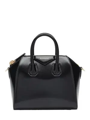 Givenchy Antigona Mini Bag In Box Leather - Black