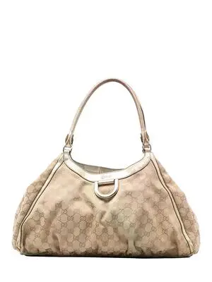 Gucci Gg Canvas Abbey D-ring Shoulder Bag - Brown
