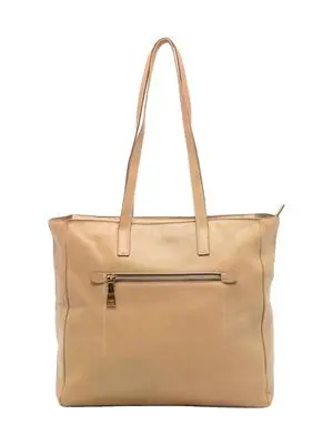 Prada 2013-2025 Vitello Daino Tote Bag - Brown