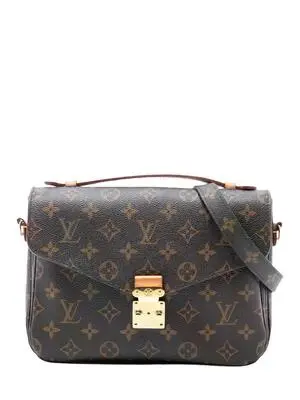 LOUIS VUITTON 2017 Pochette Metis Satchel - Brown