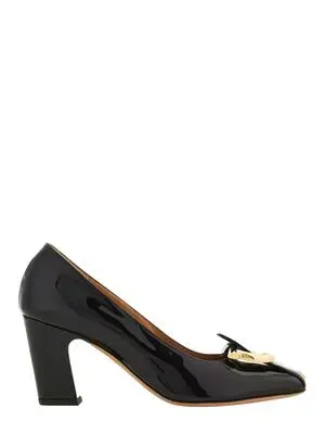 FERRAGAMO 70mm Gancini Block-heel Pumps - Black