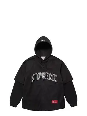 Supreme X Chicago White Sox Logo Hoodie - Black
