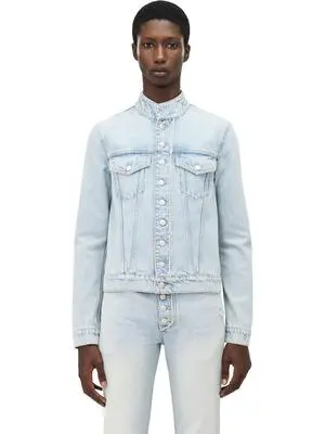 Alexander McQueen Stonewashed Denim Jacket - Washed Blue