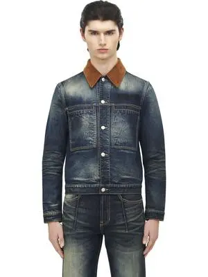 Alexander McQueen Denim Trucker Jacket - Washed Blue