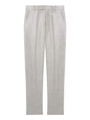 Alexander McQueen Metallic Tailored Trousers - Pale Gold
