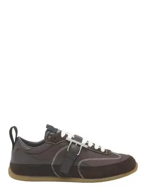 Alexander McQueen Ec1 T-bar Sneaker - Dark Brown