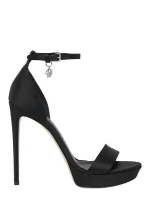 Alexander McQueen Jewel Platform Sandal - Black
