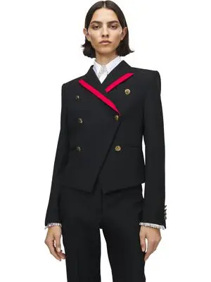 Alexander McQueen Uniform Double-breasted Jacket - Black