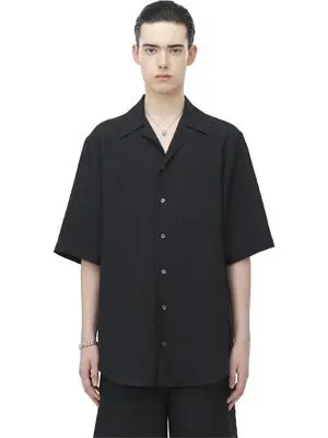Alexander McQueen Skull Jacquard Shirt - Black