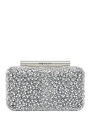 Alexander McQueen T-bar Box Clutch - Black