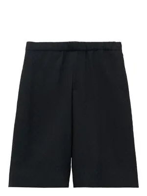 Alexander McQueen Skull Jacquard Shorts - Black