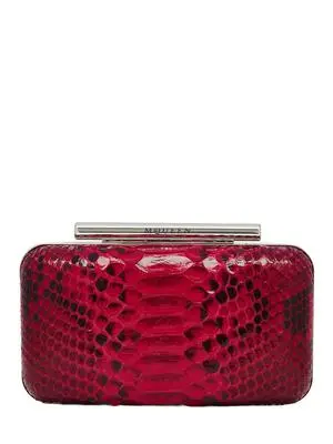 Alexander McQueen T-bar Box Clutch - Fuchsia
