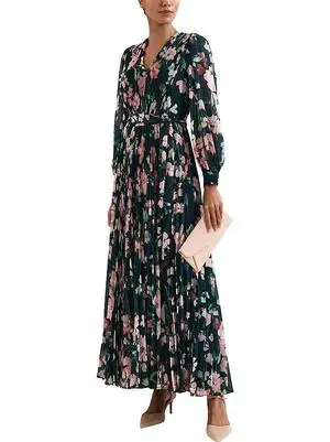 PHASE EIGHT Rosa Floral Maxi Dress - Teal