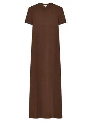 CASASOLA Georgia Compact Knit Dress - Brown