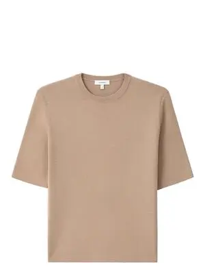 CASASOLA Eva Short-sleeve Top - Camel