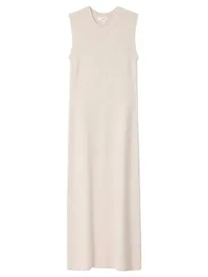 CASASOLA Violeta Midi Dress - Tapioca
