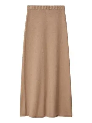 CASASOLA Martina Knit Skirt Camel