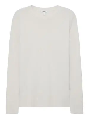 CASASOLA Maria Crewneck Cashmere Sweater - Tapioca