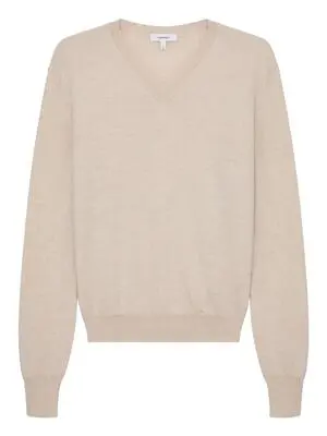 CASASOLA Giada V-neck Sweater - Sand