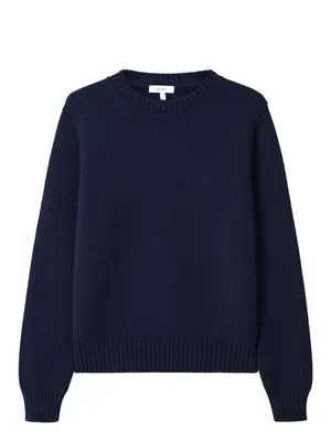 CASASOLA Pina Four-ply Crewneck - Navy