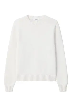 CASASOLA Pina Four-ply Crewneck Sweater - Tapioca