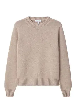 CASASOLA Pina Four-ply Crewneck Sweater - Stone