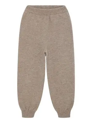 CASASOLA Cashmere Jogger Trousers Stone