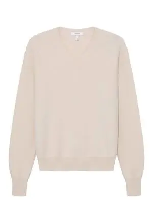 CASASOLA Tonina V-neck Sweater - Sand