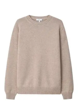 CASASOLA Pino Four-ply Crewneck - Stone