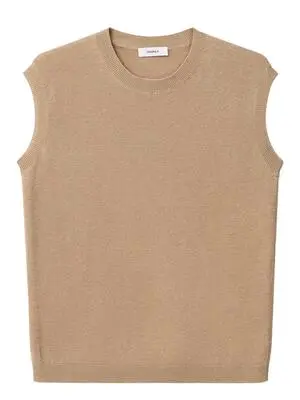 CASASOLA Milena Linen Top - Camel
